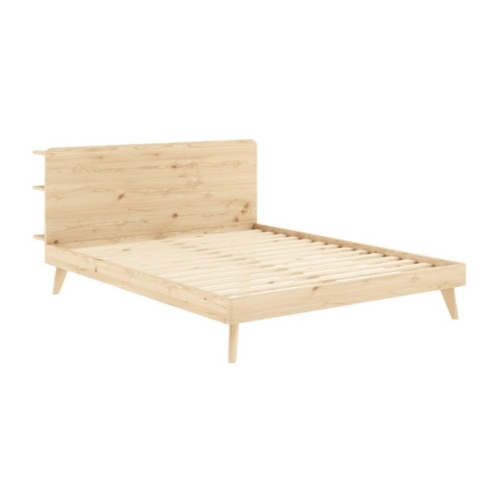 Łóżko sosnowe 160x200 RETREAT natur Karup Design - futon.pl